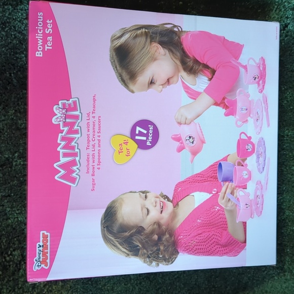 Disney | Toys | Disney Junior Minnie Mouse Bowlicious Tea Set 7 Pcs Tea ...